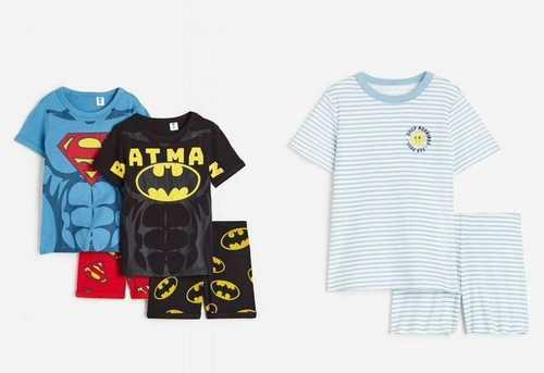 Пижама с шортами для мальчика H&M 110,122,128,134