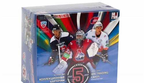 Блок хоккейных карточек Sereal кхл 5 сезон 2012-13