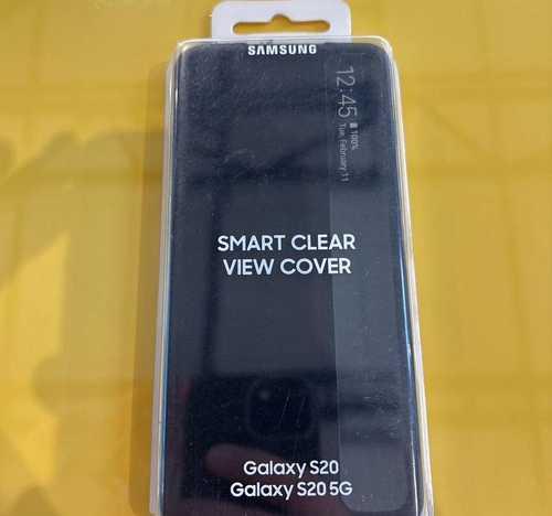 Оригинальный чехол Samsung S20 SMART Clear