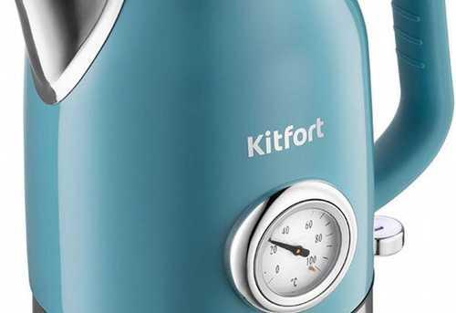 Электрочайник Kitfort KT-6147-2 2200Вт бирюзовый