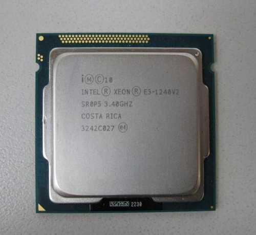 Процессор Intel Xeon E3-1240 v2 аналог i7-3770
