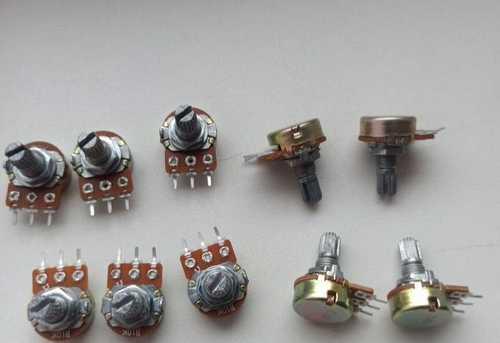 Переменные резисторы 10 и 5 ком