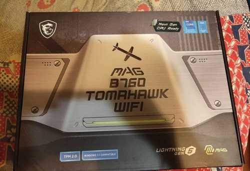 Msi mag b760 tomahawk wifi ddr5 новая