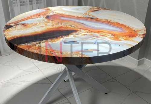 Кухонный стол круглый 3D "Вегас"