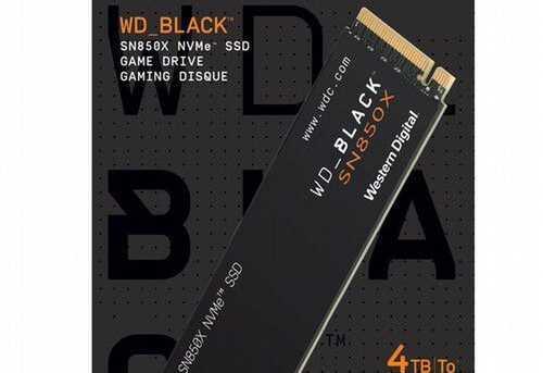 Ссд WD black SN850X 4 тб