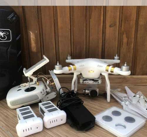 Квадрокоптер dji phantom 3 pro 4k