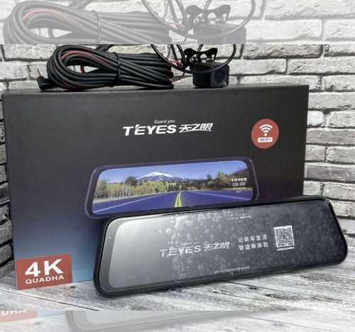 Видеорегистратор зеркало Teyes Q9 Pro Wi-Fi 4K