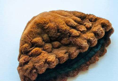 Шапка женская меховая, норка стриженая
