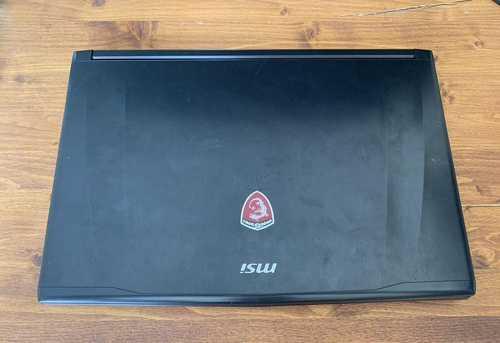 Игровой ноутбук msi GE72 6 QC Apache 17 диагональ