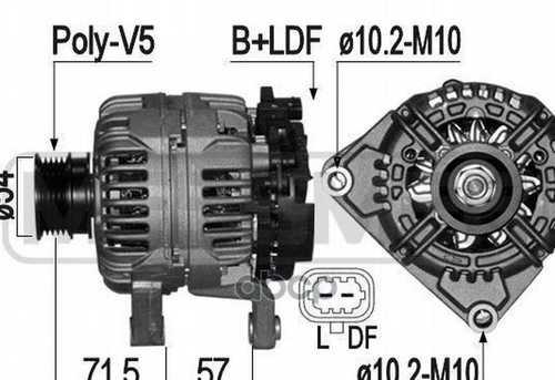 Генератор Opel astra H/vectra C 1.6/1.8 100A 20