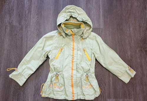Ветровка Kiko, куртка с цветами для девочки, 110 р