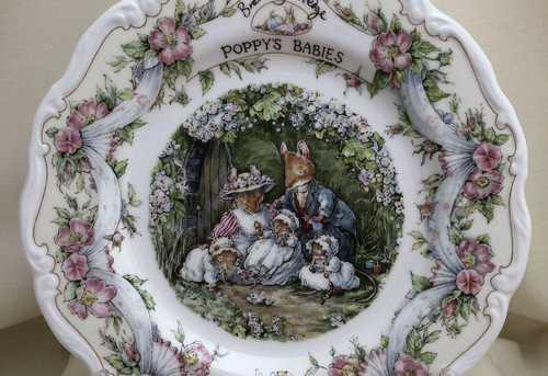 Тарелка «poppy’S babies» Brambly Hedge