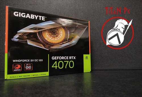 NEW Gigabyte RTX 4070 Windforce X2 OC 12gb / Обмен