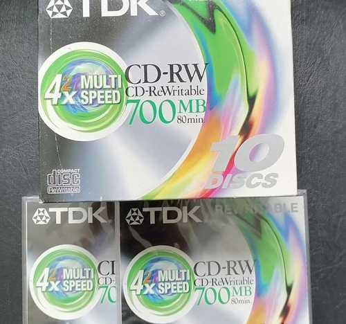 Чистые CD-RW диски TDK