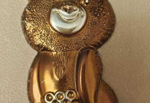 Олимпийский мишка 1978-1980 СССР панно из металла