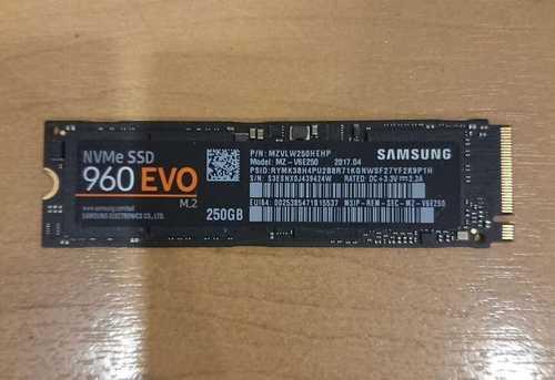 Samsung 960 Evo 250гб