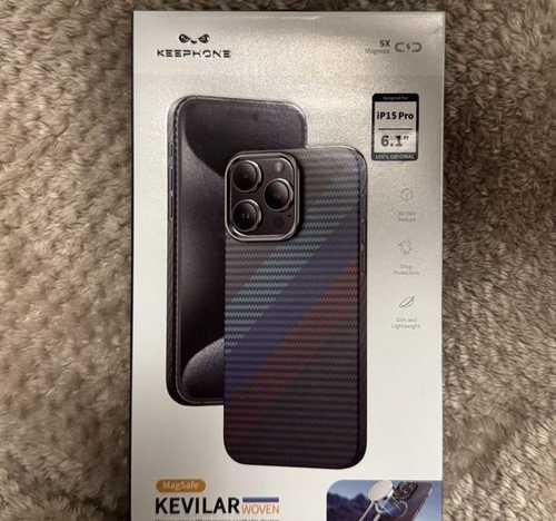 Чехол для iPhone 15 Pro Kevlar