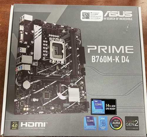 Материнская плата Asus Prime B760M-K D4