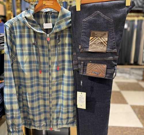 Рубашка мужская с капюшоном kiton