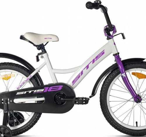 Велосипед sitis wind 18" (2024) White Tag99