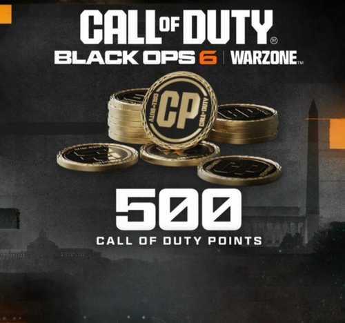 500 callofduty points для пс американский аккаунт