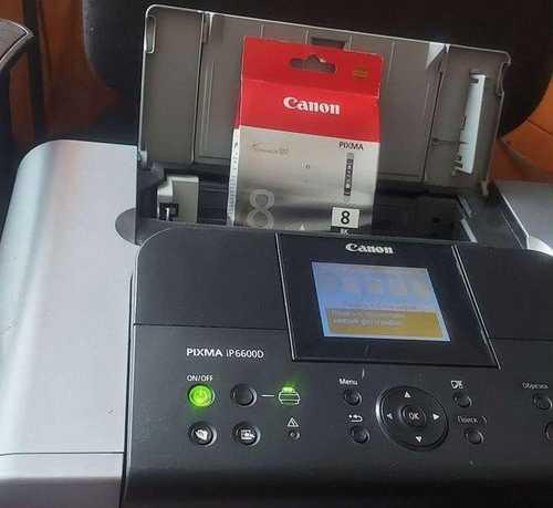 Цветной струйный принтер Canon pixma IP 6600D