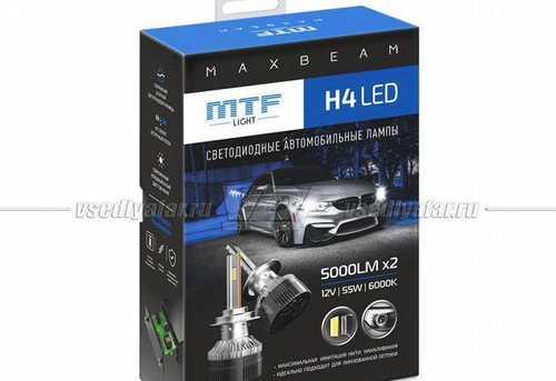 Светодиодные лампы MTF Light MaxBeam H4 6000K 12V