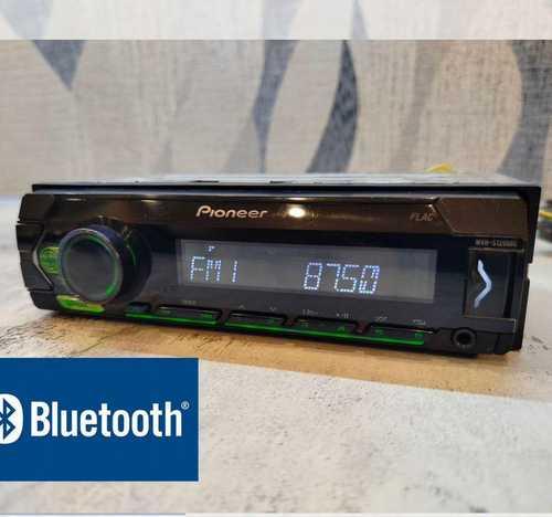 Магнитола Pioneer с Bluetooth, 2 пары RCA