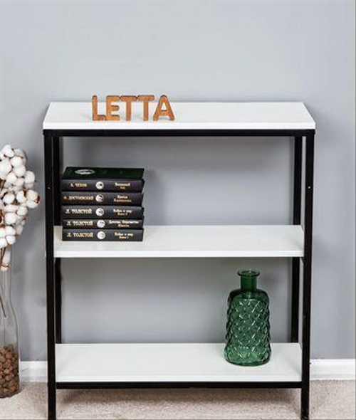 Стеллаж в стиле Лофт Frame 2 секции,Letta