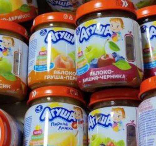 Фруктовое пюре Агуша обмен на молоко