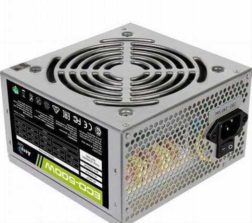 Блок питания Aerocool ATX 500W Retail ECO-500W ATX