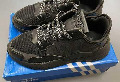 Кроссовки adidas nite jogger черный