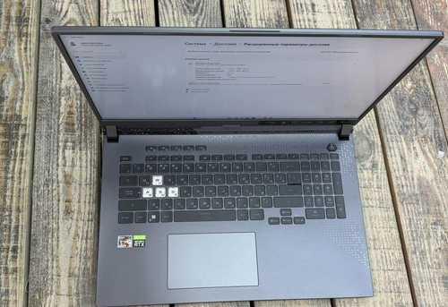 Игровой ноутбук Asus 17 Rog Strix Ryzen9/rtx 3080