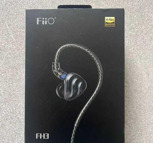 Проводные наушники FiiO FH3 черный