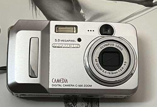 Компактный фотоаппарат olympus camedia c-500