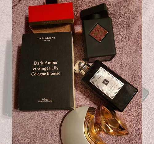 Jo Malone ginger lily, aqua divina, fendi, initio