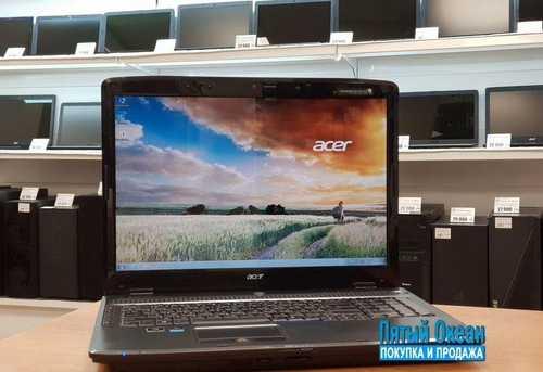 Ноутбук Acer 17, Core2Duo P7350, RAM 4Gb, Гарантия