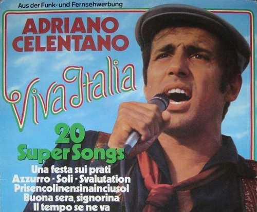 LP Adriano Celentano – Viva Italia - 1980 Germany