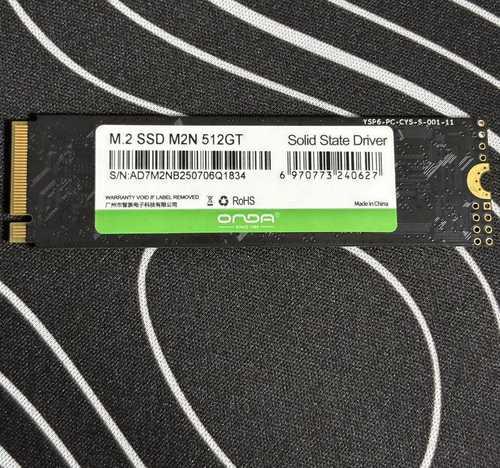 М2 SSD накопитель 512 gb