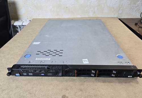 Сервер IBM x3250 M4, Intel Е3-1240, 3,3 Ghz