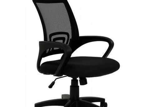 Кресло Barneo K-695 черная ткань, черная сетка