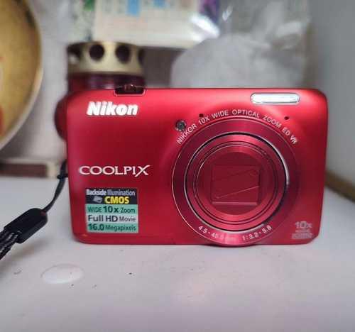 Компактный фотоаппарат nikon coolpix s6300