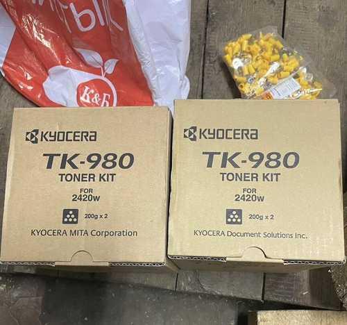 Тонер-картридж Kyocera TK-980 taskalfa 2420w, (2 ш