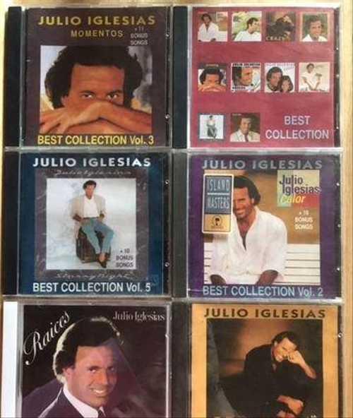 Музыкальные cd диски julio iglesias