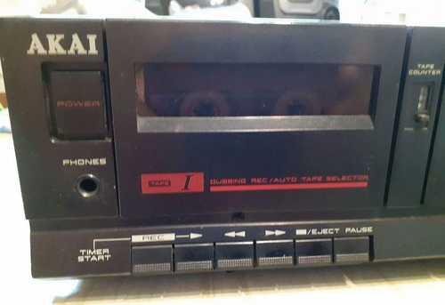 Дека кассетная akai HX-A301W