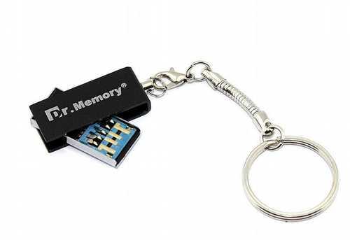 Флешка USB Dr. Memory 005 4Гб, USB 3.0, серебро