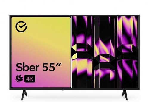 Умный телевизор Sber SDX-55U4010B 4K