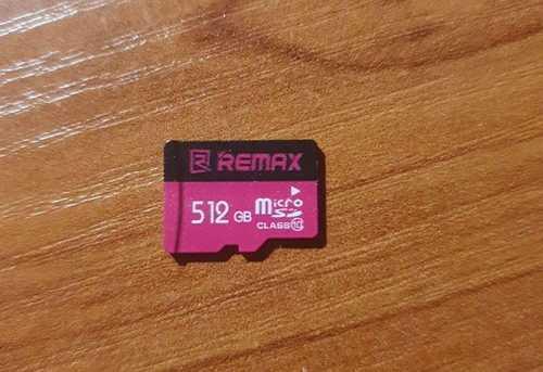 Карта памяти Remax MicroSD 512 гб