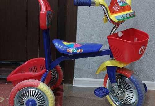 Детский велосипед трехколесный