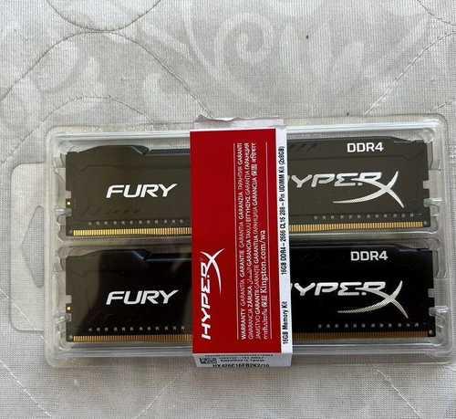 Kingston HyperX Fury Ram ddr4 2х8gb 2666